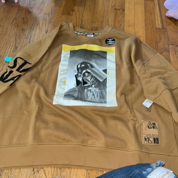 Star Wars | Sweaters | Disney Star Wars Darth Vader Uv Light Crewneck ...